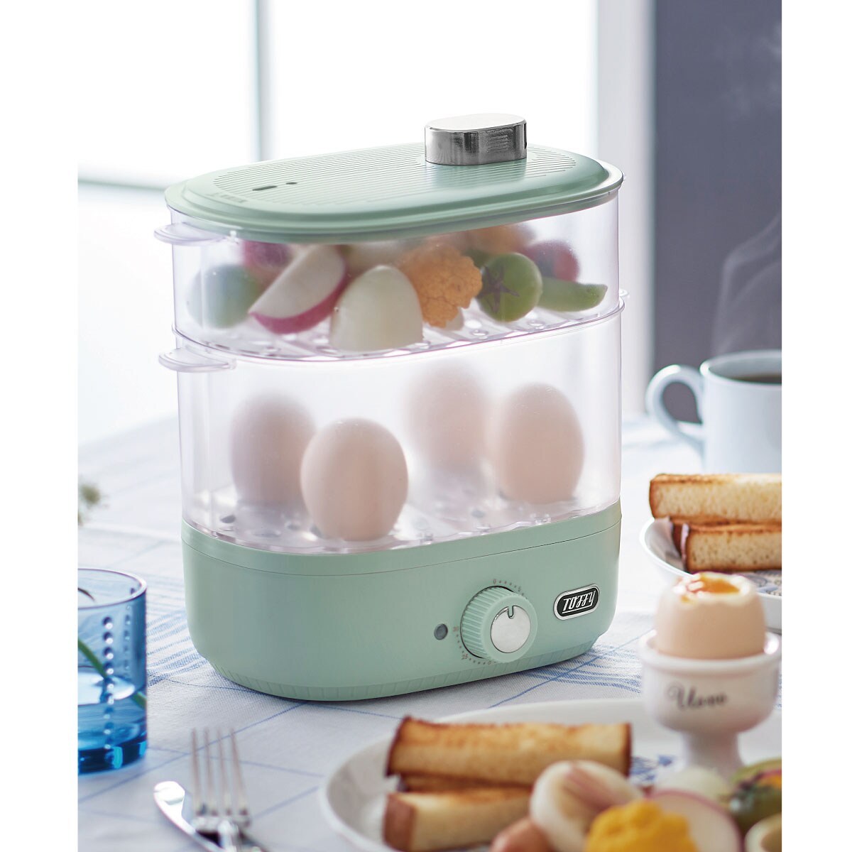 Toffyコンパクトフードスチーマー K-FS1 - セシール(cecile)