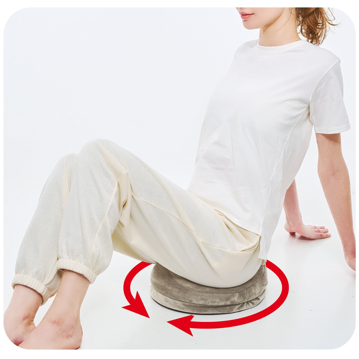 下腹スリムツイストクッション - 美容・健康商品の通販ならセシール(cecile)