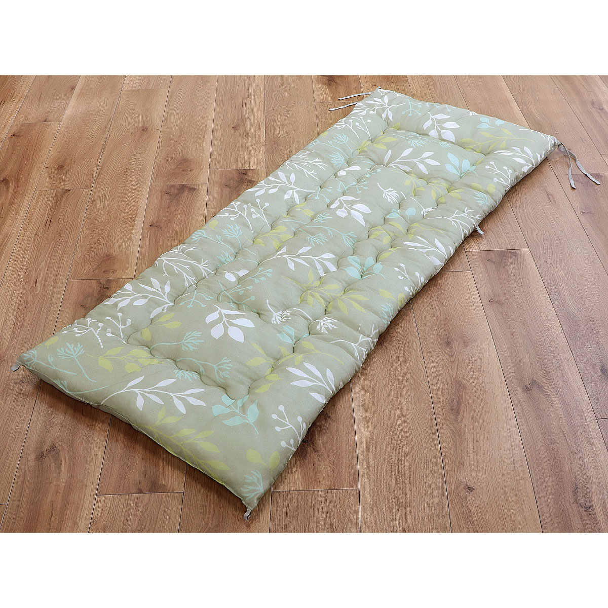 綿ガーゼごろ寝長座布団(リーフ柄) - 寝具の通販ならセシール(cecile)